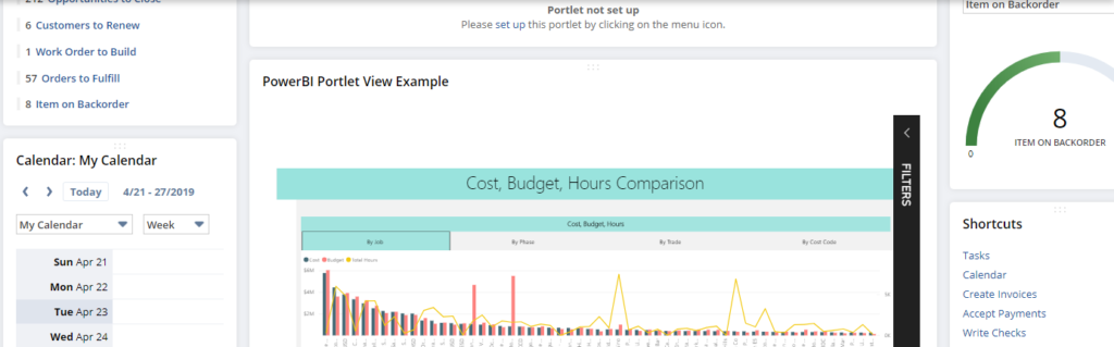 Creating PowerBI Custom Portlets in NetSuite