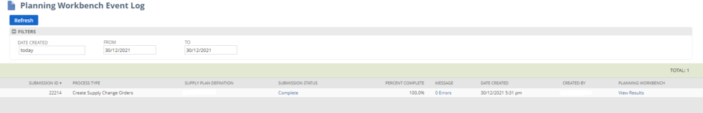 Supply Change Order Management Within NetSuite MRP
