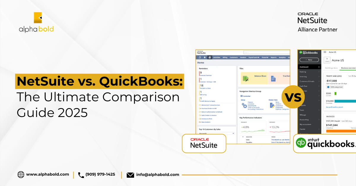 NetSuite Vs QuickBooks: The Ultimate Comparison Guide