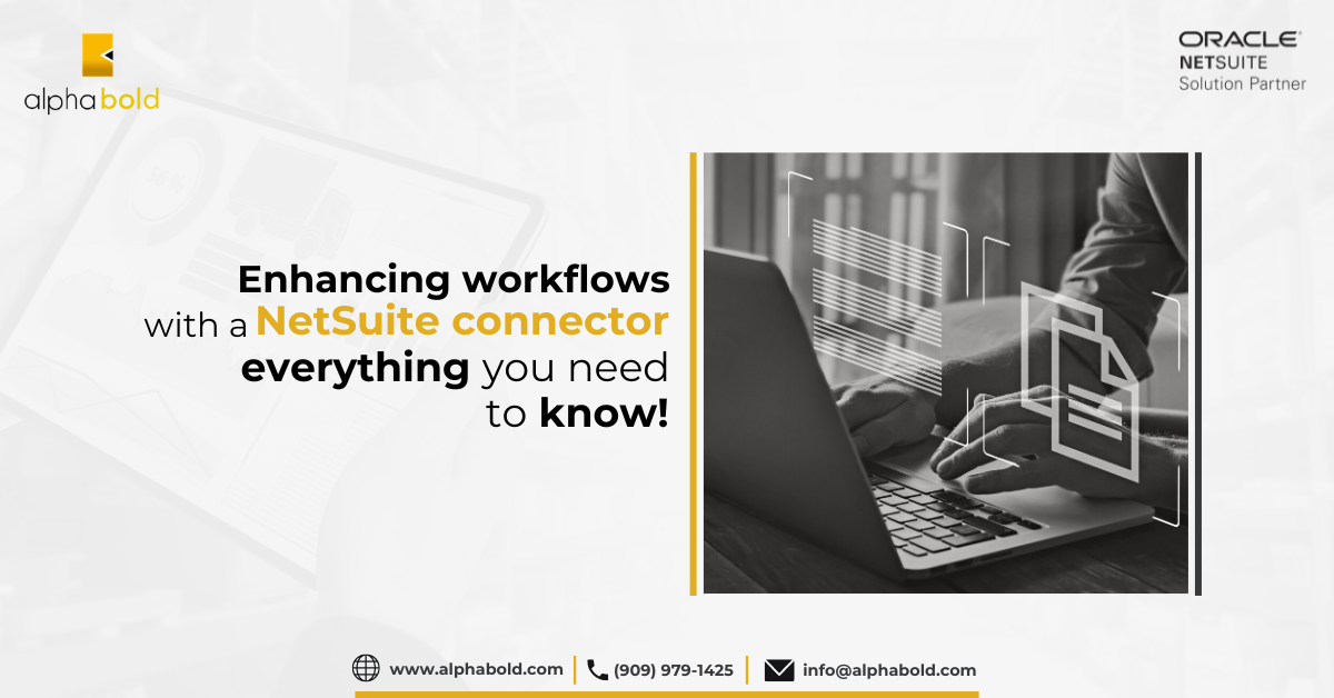 Optimize Workflows With A Netsuite Connector