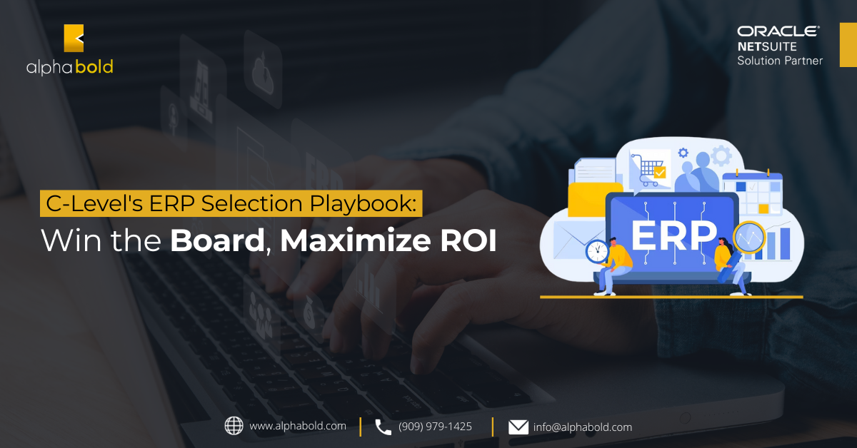 ERP Selection Playbook for C‑Level Leaders – Maximize ROI
