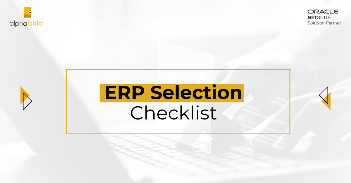 ERP Selection Made Easy: Free Checklist Guide | AlphaBOLD